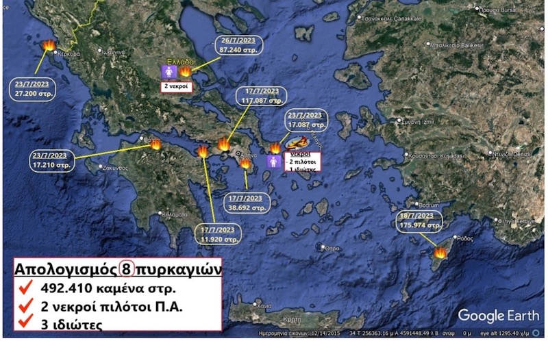 ΠΥΡΚΑΓΙΕΣ 2023: Ένας πρώτος απολογισμός - dasarxeio.com